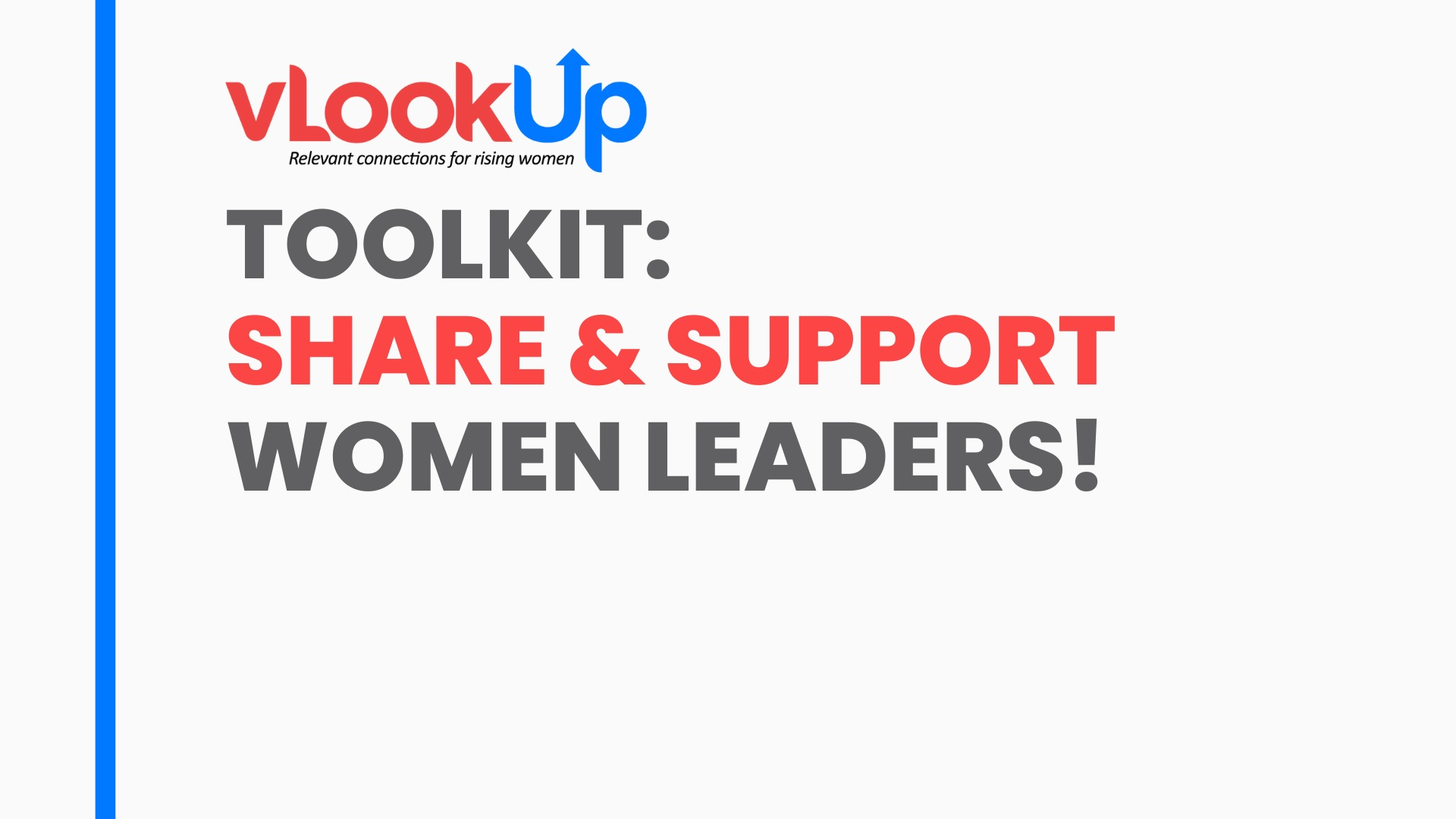 Toolkit: Share vLookUp, Empower Women Leaders & Spark Change!