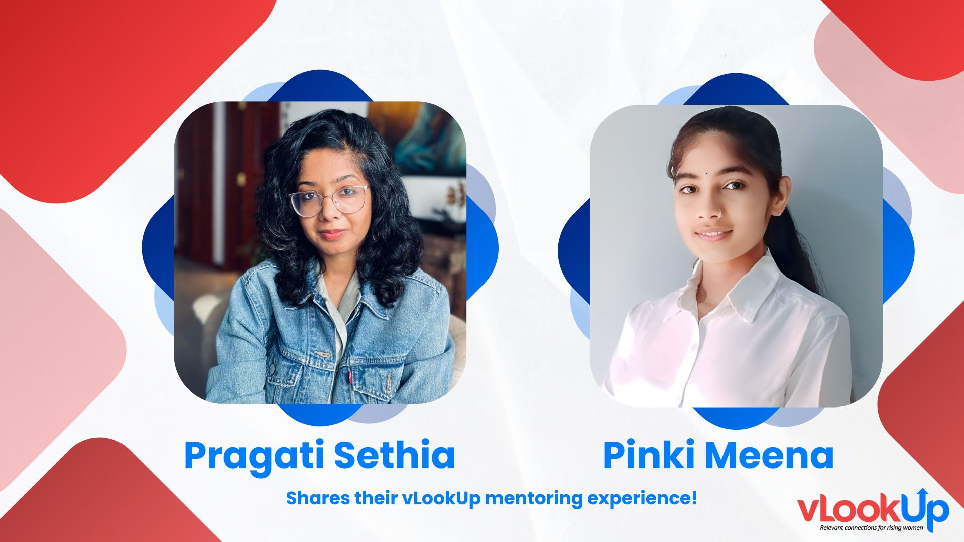 Pragati Sethia and Pinki Meena mentoring experience